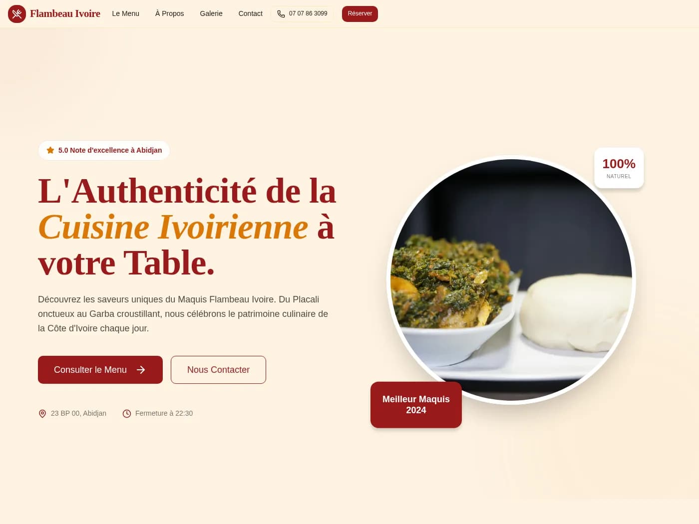 Bistro Web Presence
