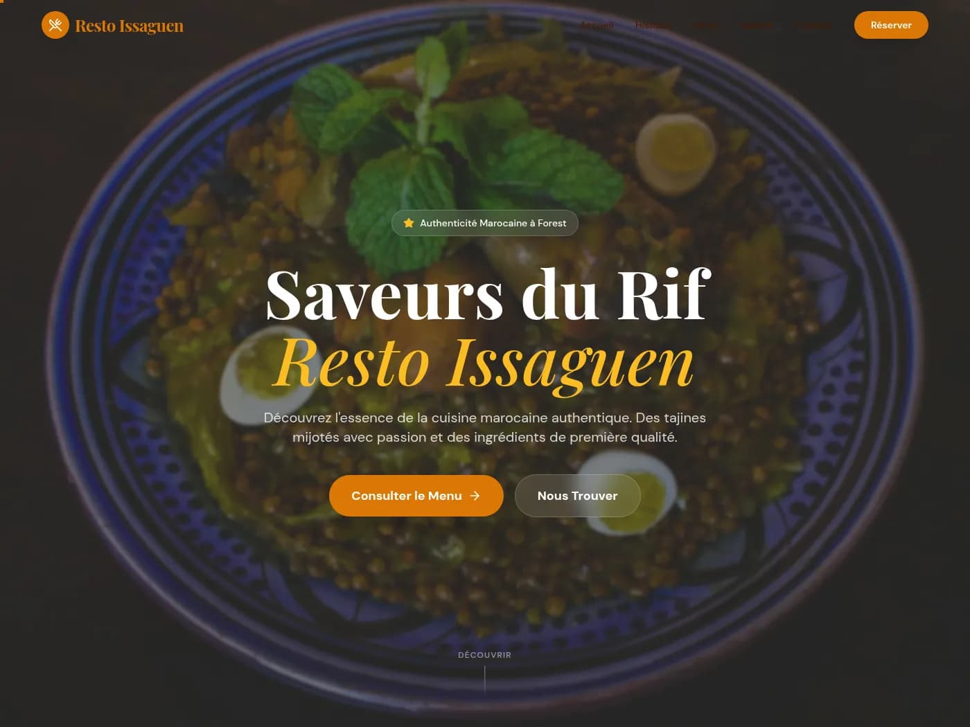 Le Restaurant Website