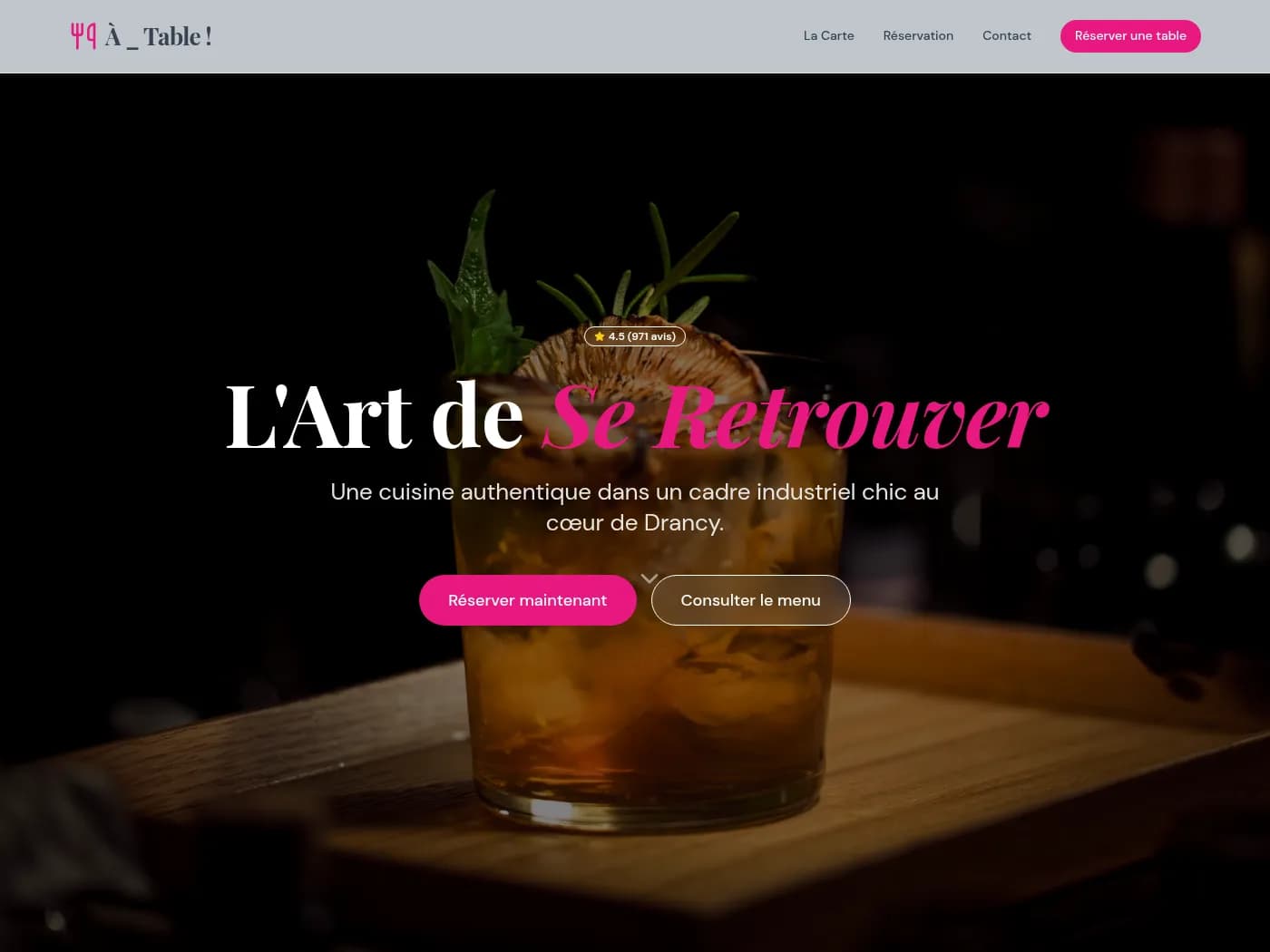 Gourmet Bistro Site