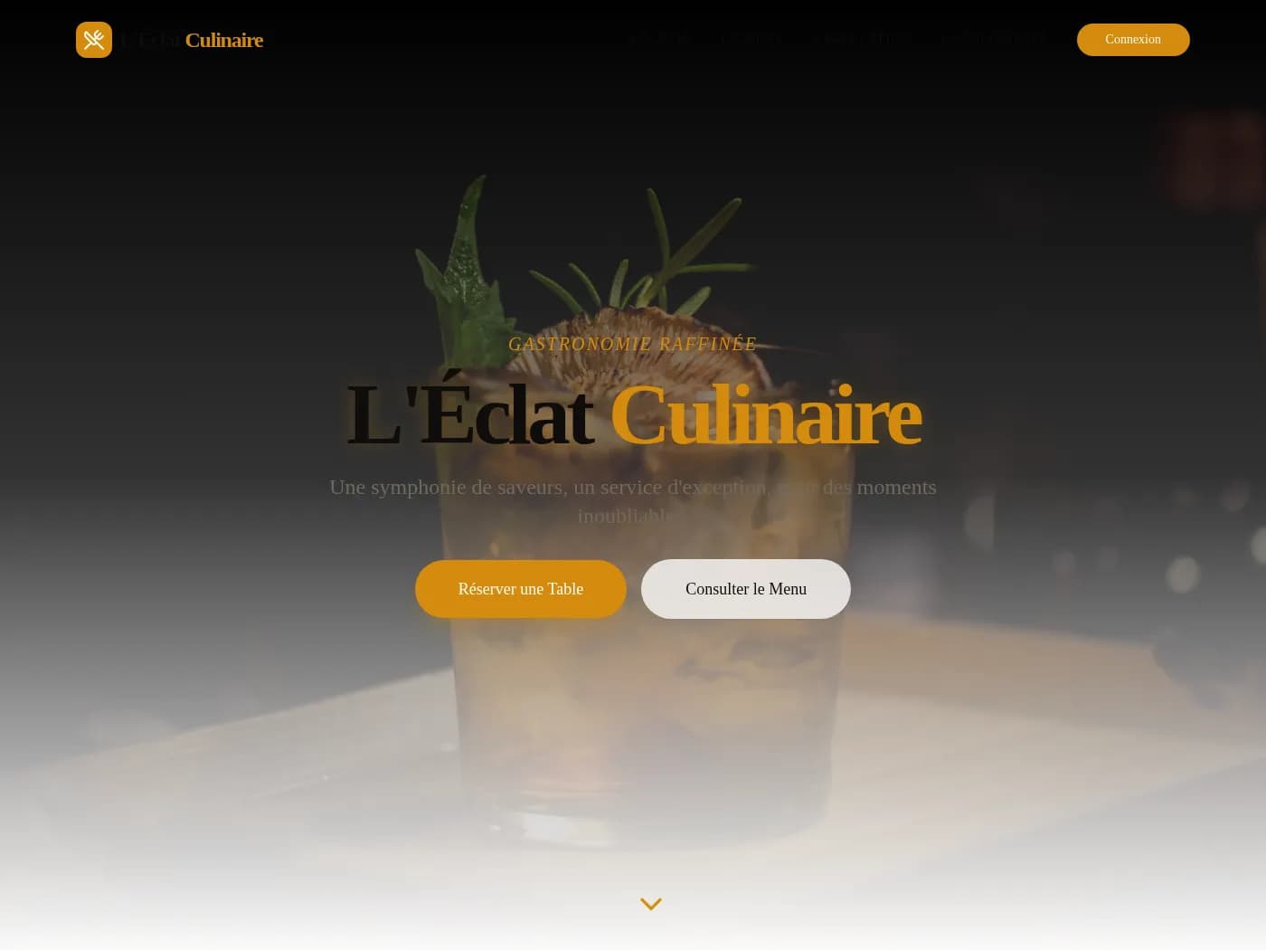 Web Restaurant Showcase