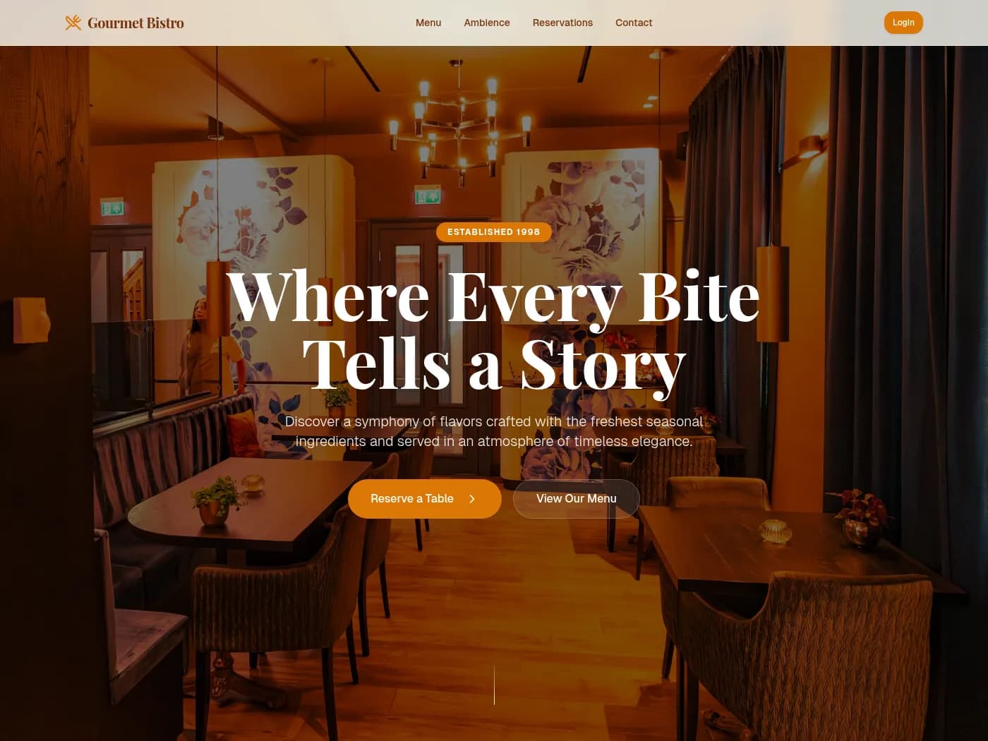 Gourmet Bistro Web