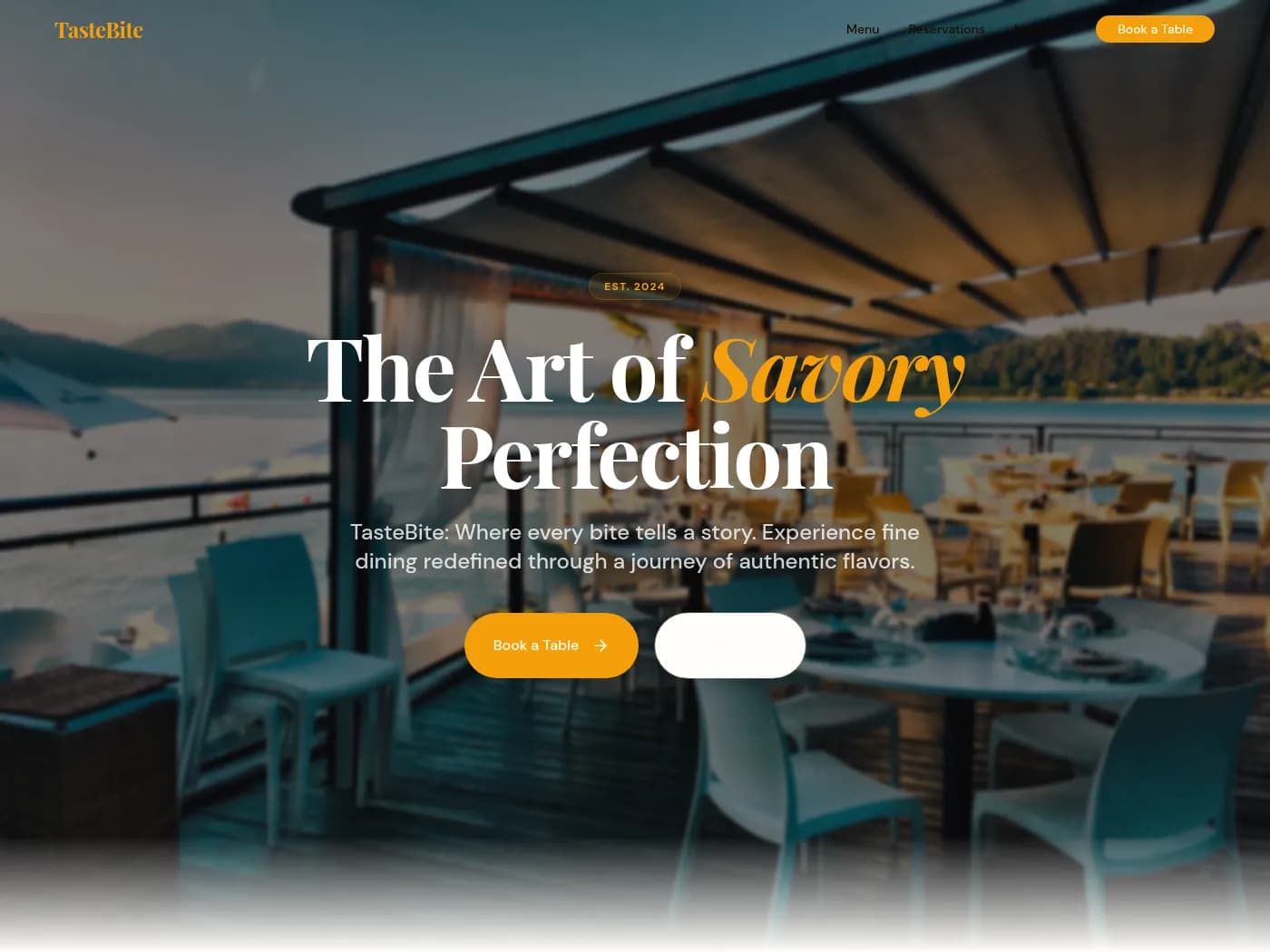 TasteBite Restaurant Site