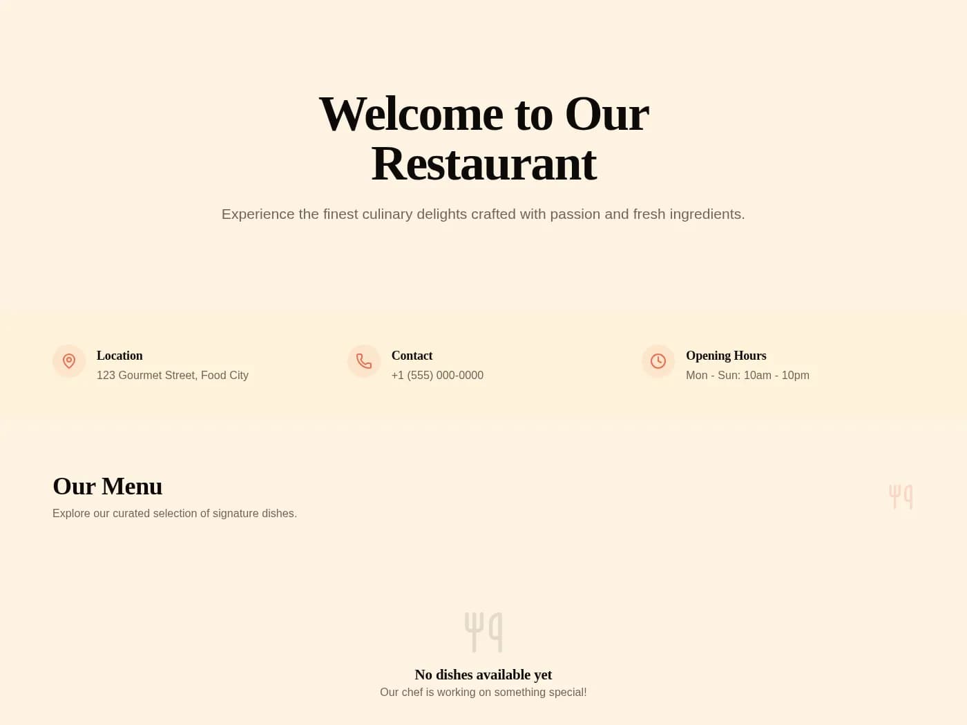 Resto Info Hub