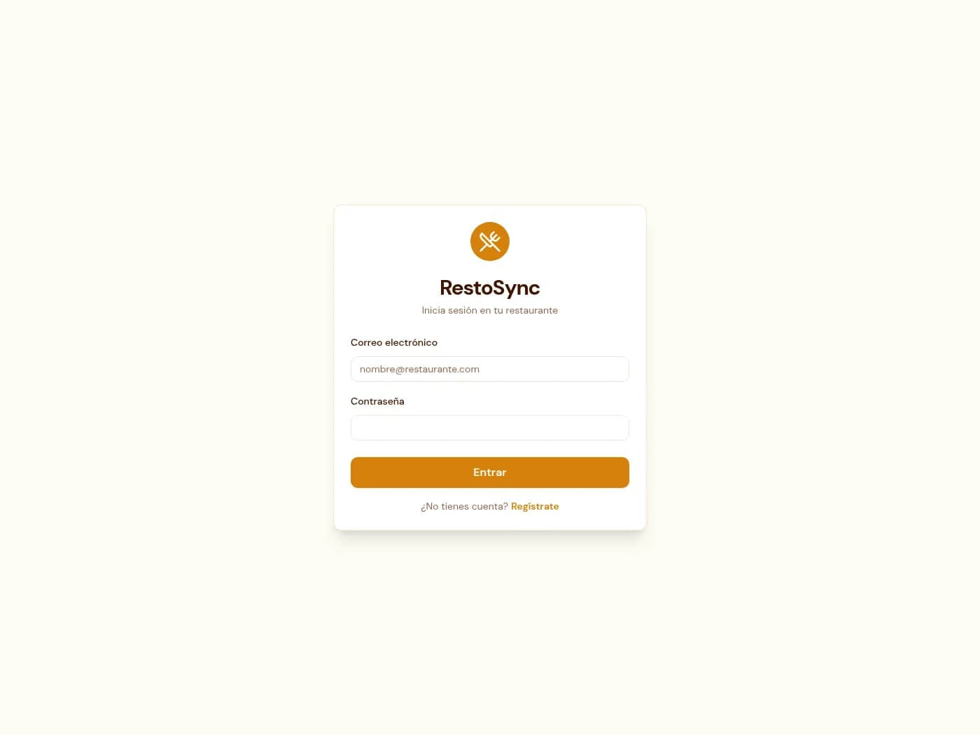 Restaurante Sync App