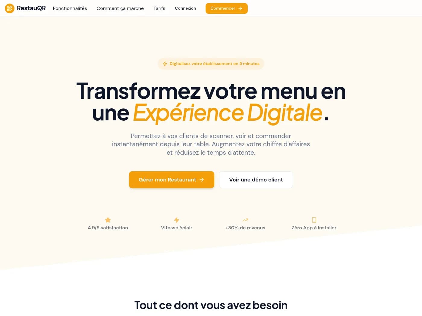 RestauQR Platform