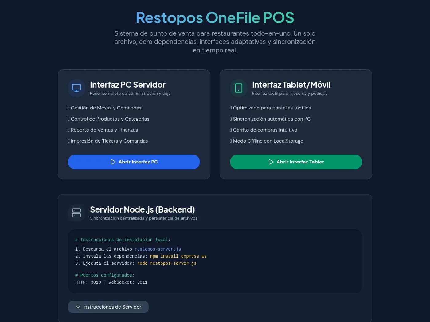 Restopos OneFile POS