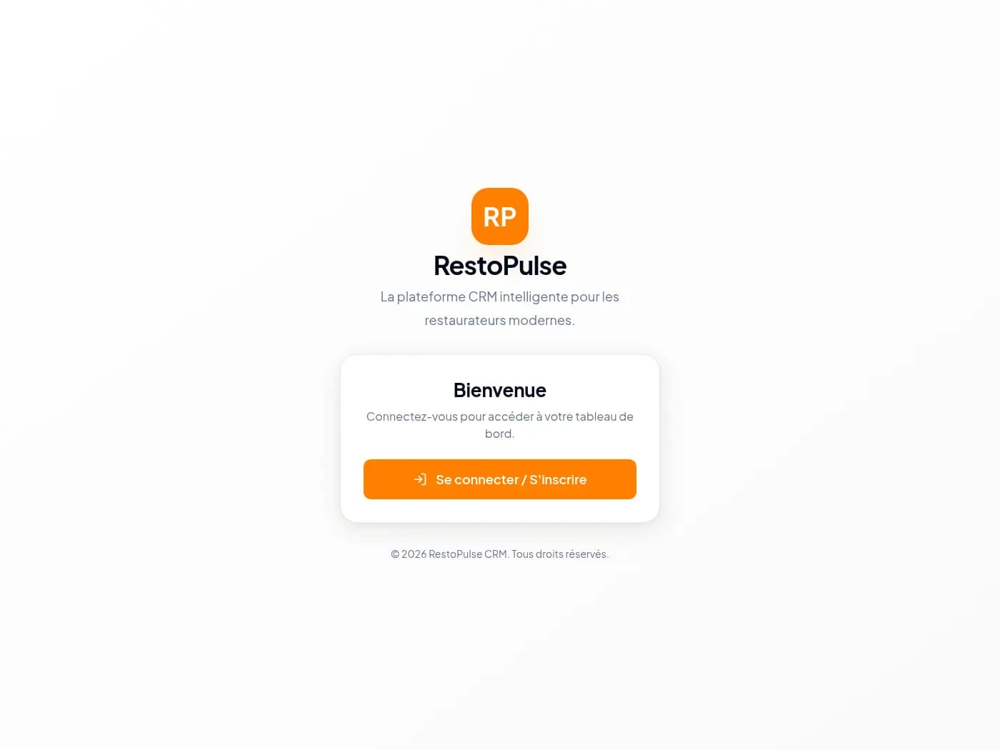 RestoPulse CRM SaaS