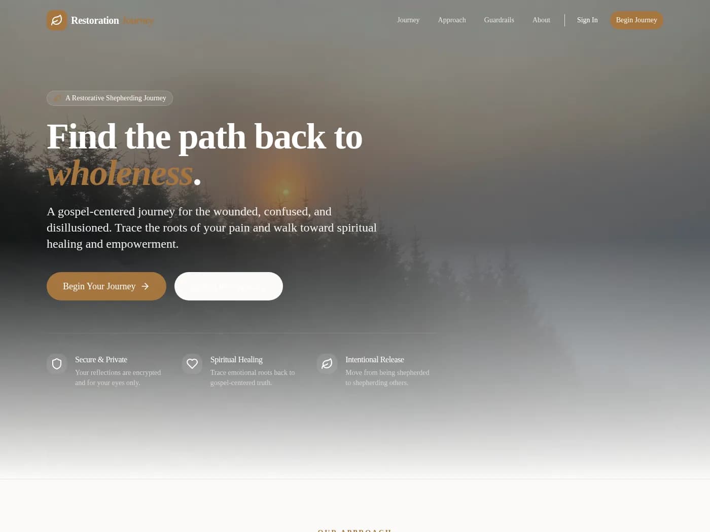 Restoration Journey