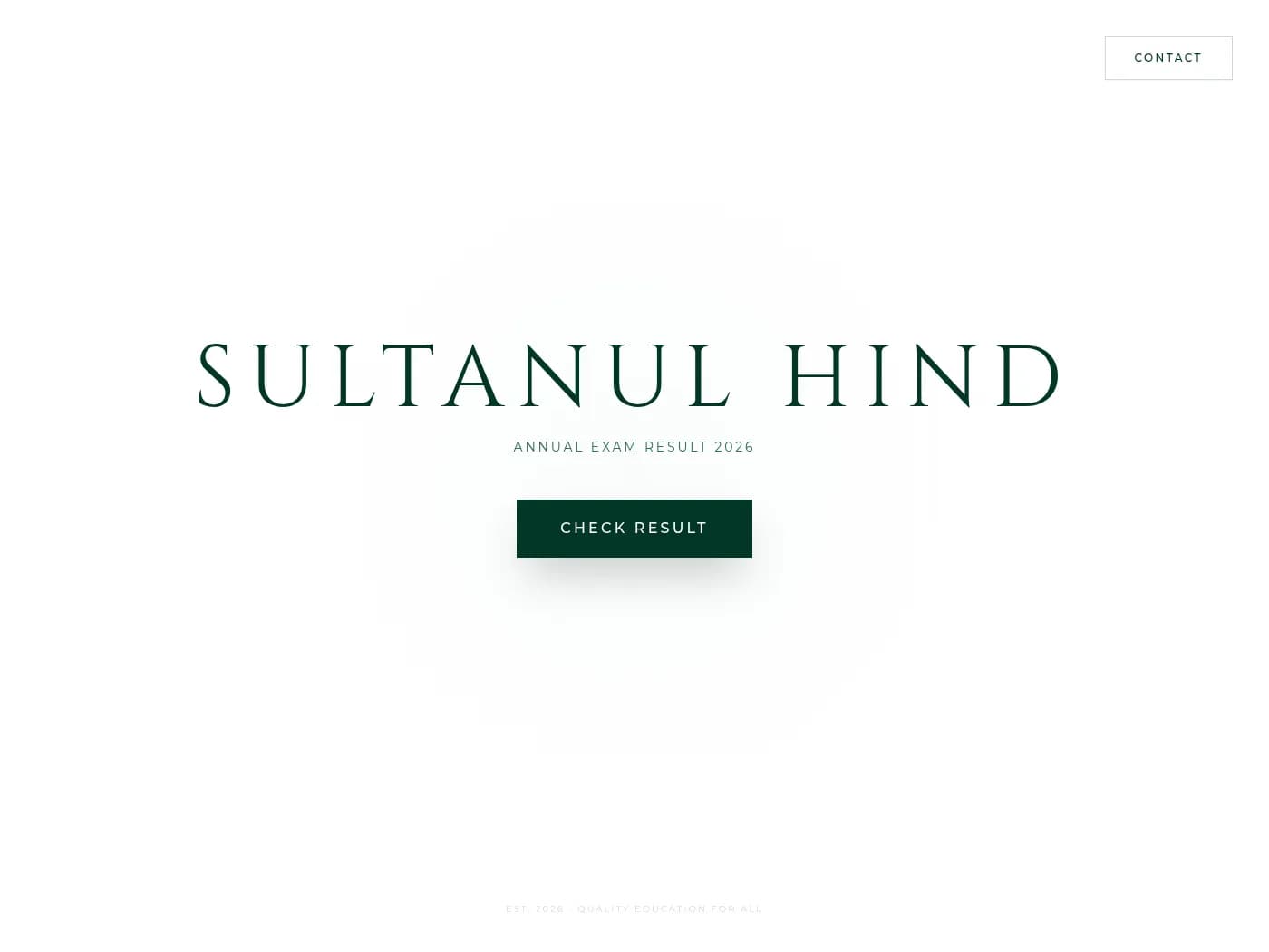 Sultanul Hind Results Portal