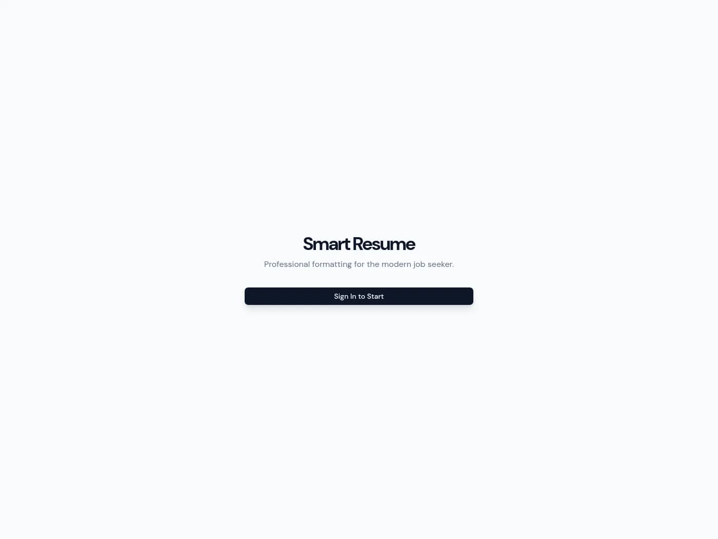 Smart Resume Formatter