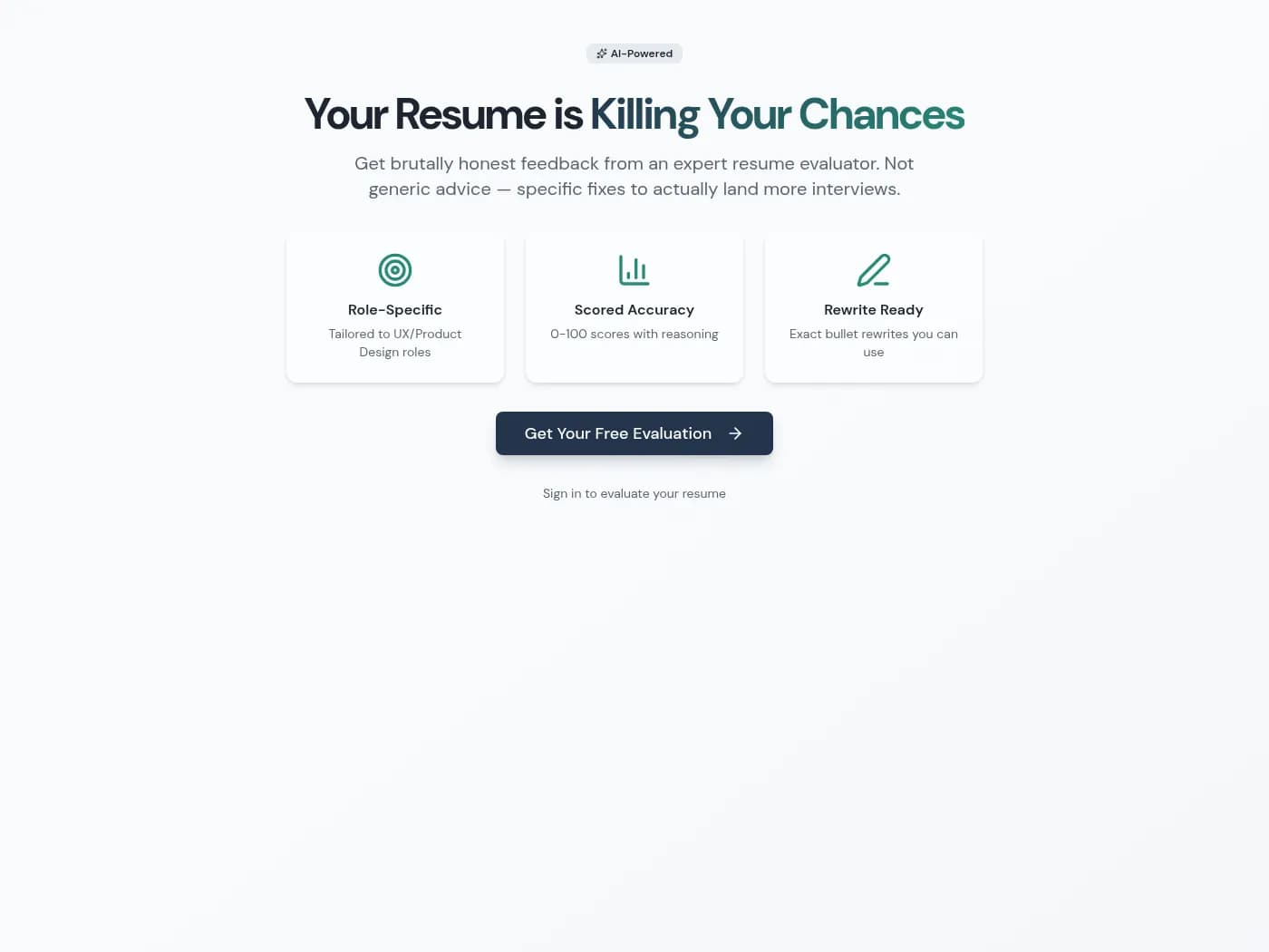 Hireability Resume Evaluator