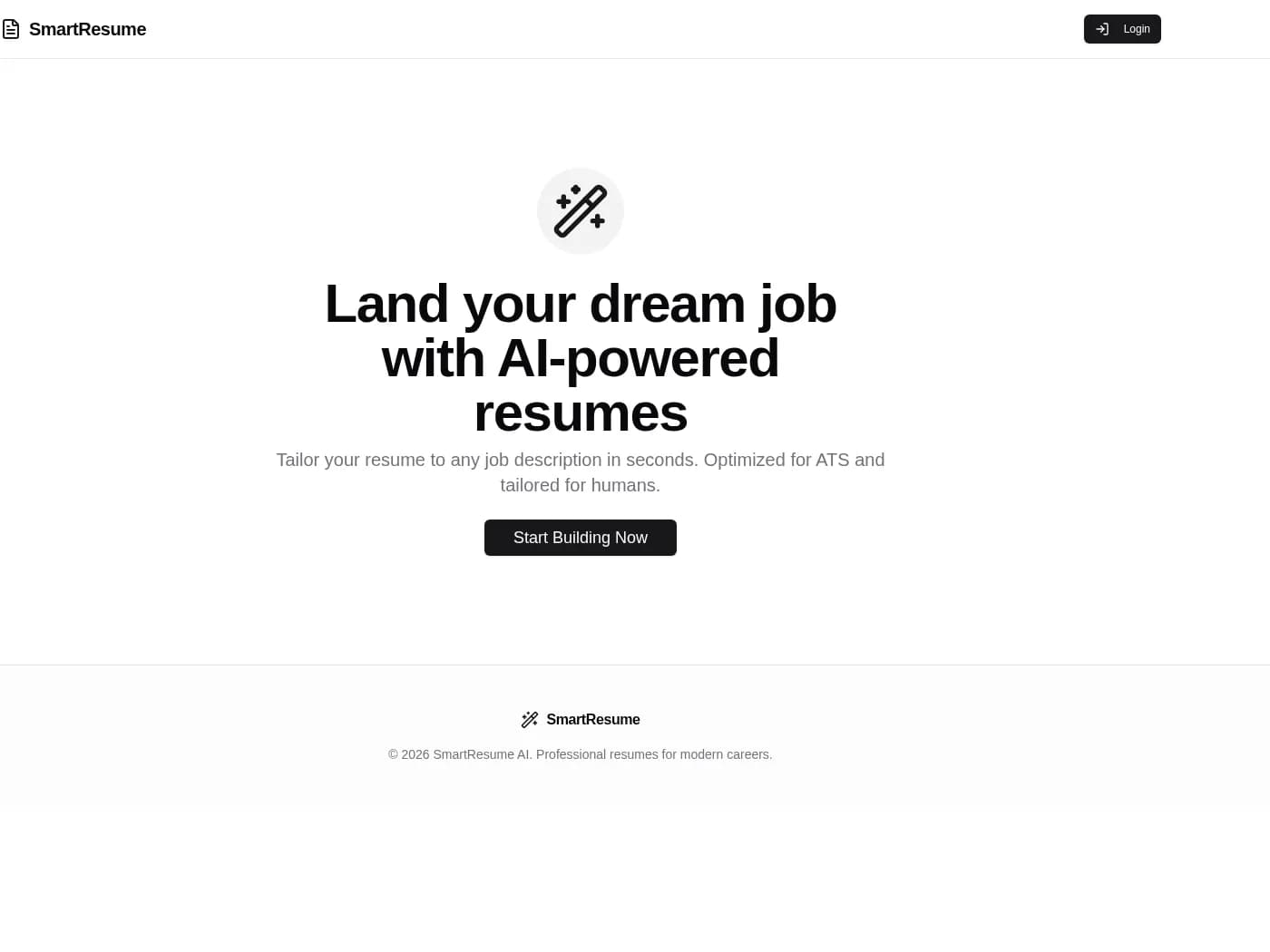 Smart Resume Generator