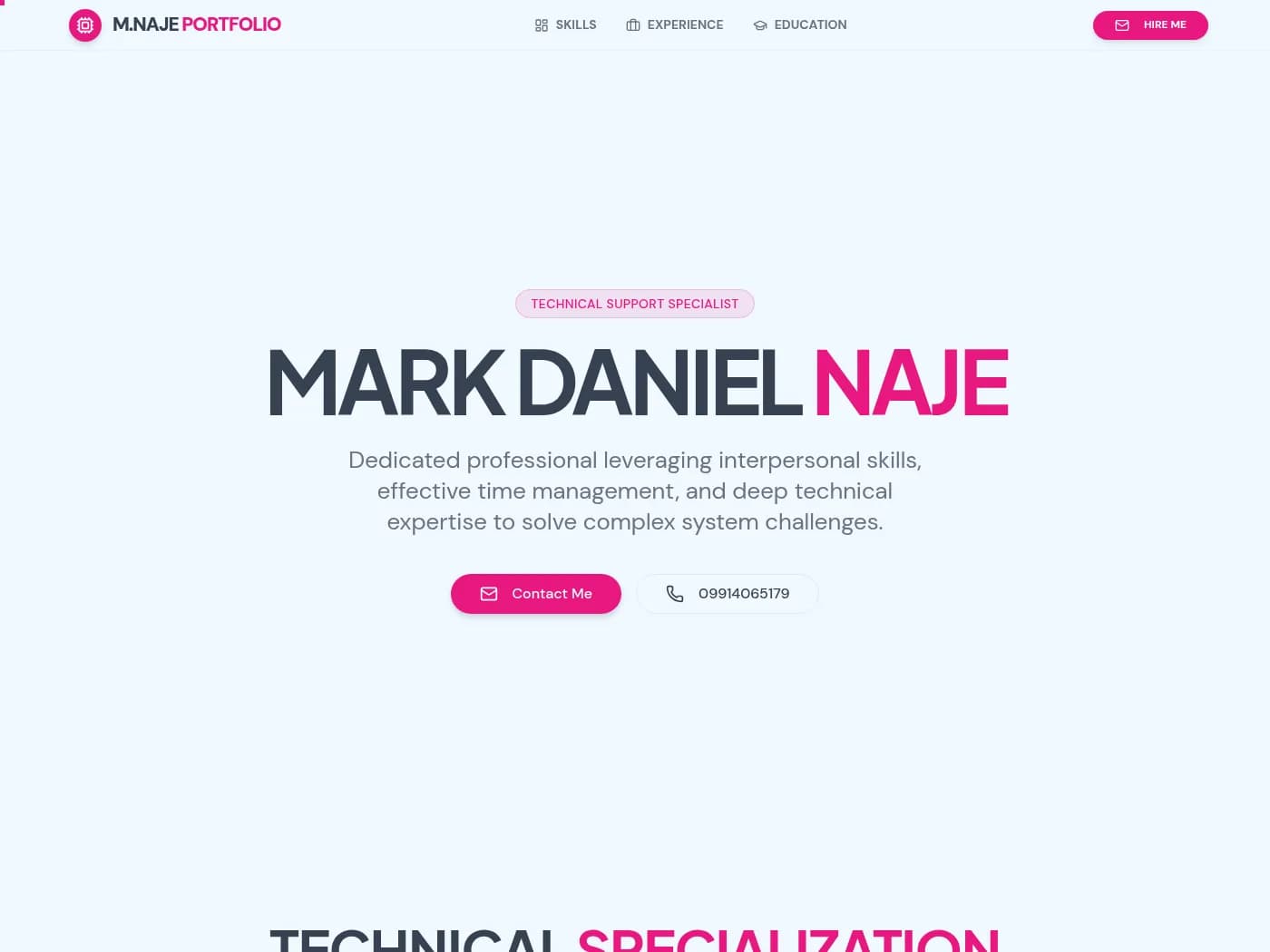 Resume Portfolio Pro