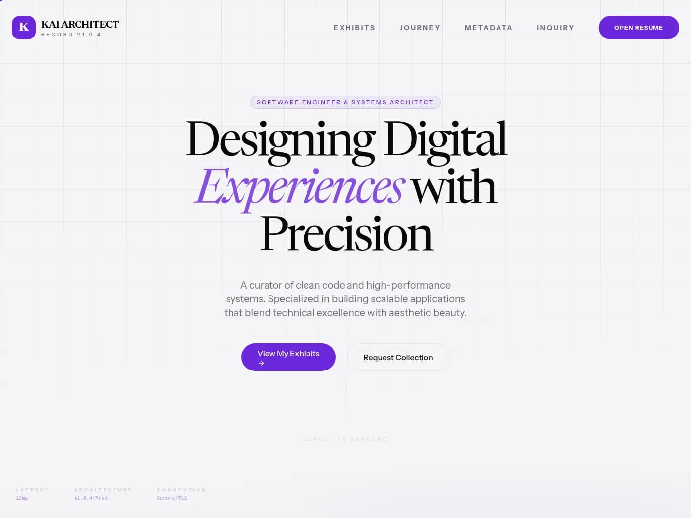 Resume Portfolio Showroom