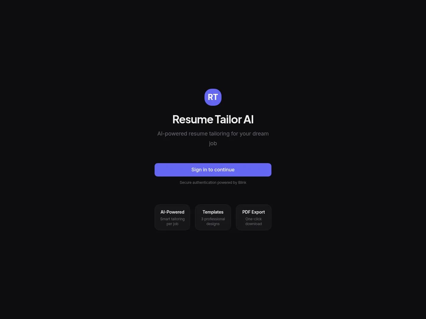 Resume Tailor AI