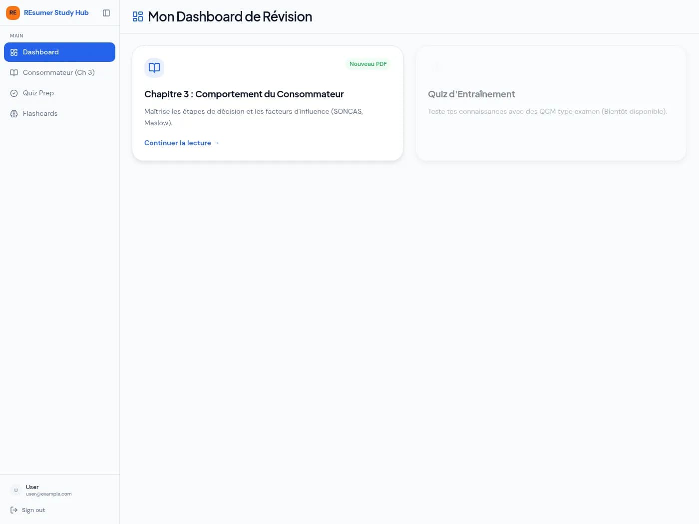 REsumer Study Hub