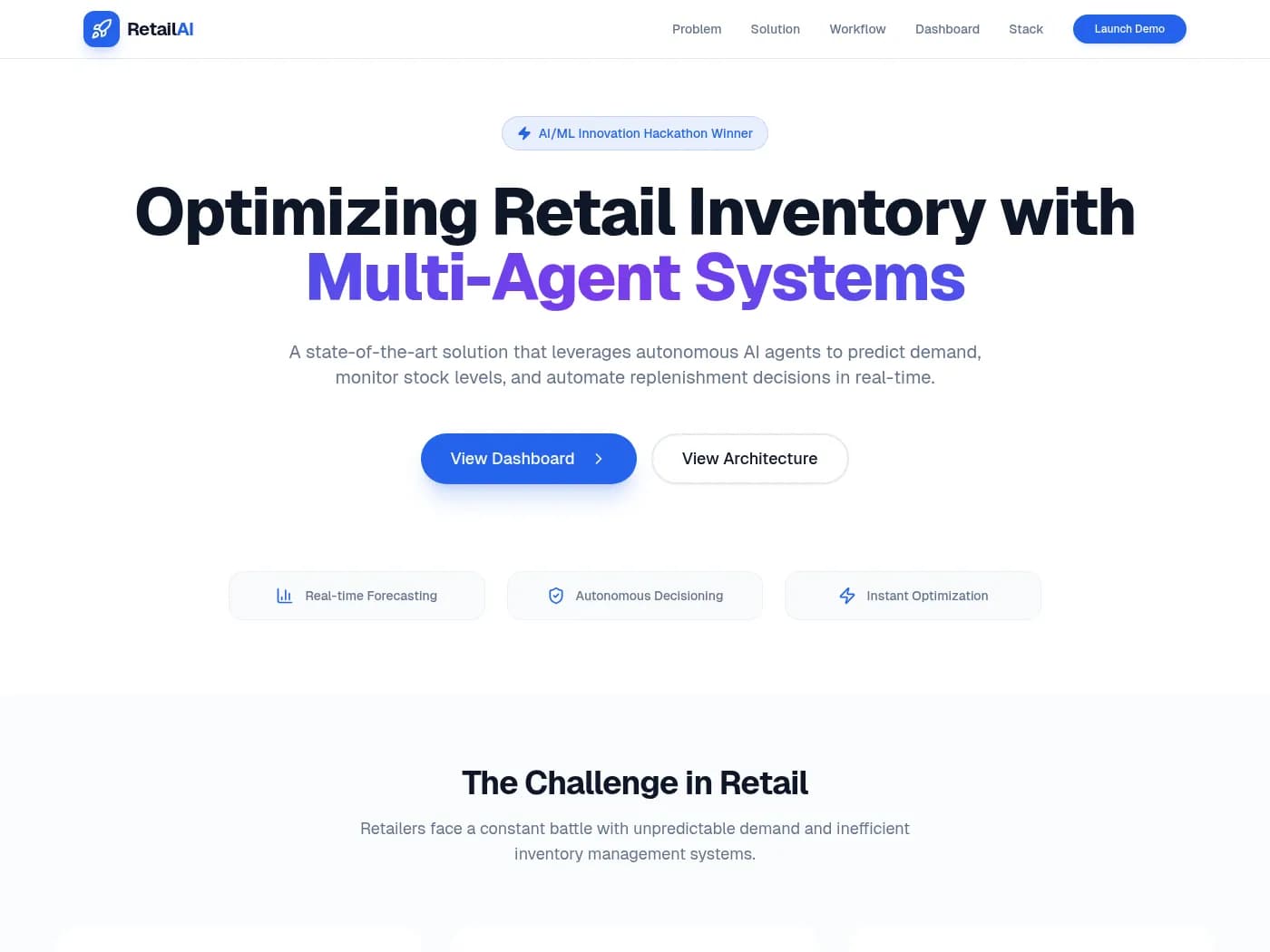 Retail AI Hackathon Site