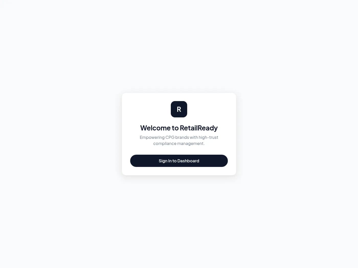 RetailReady Dashboard
