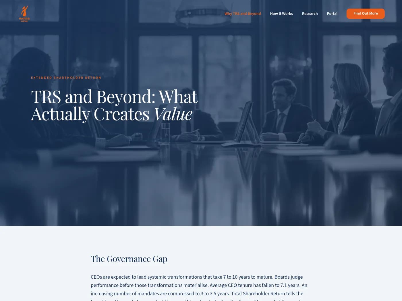 Rethink Value Website
