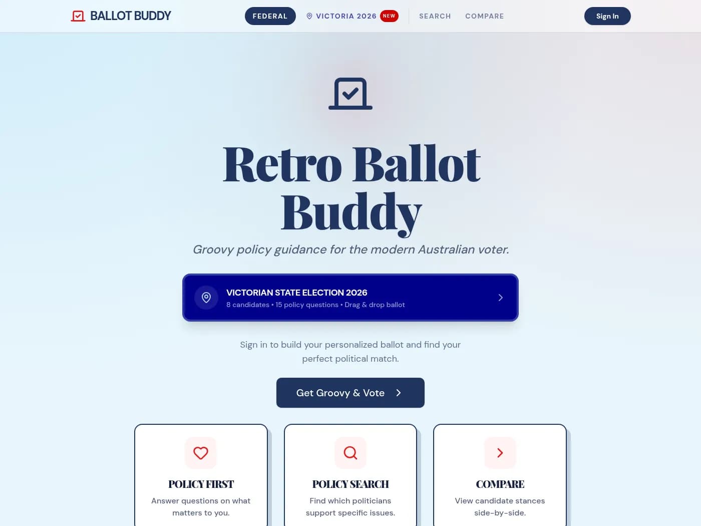 Retro Ballot Buddy