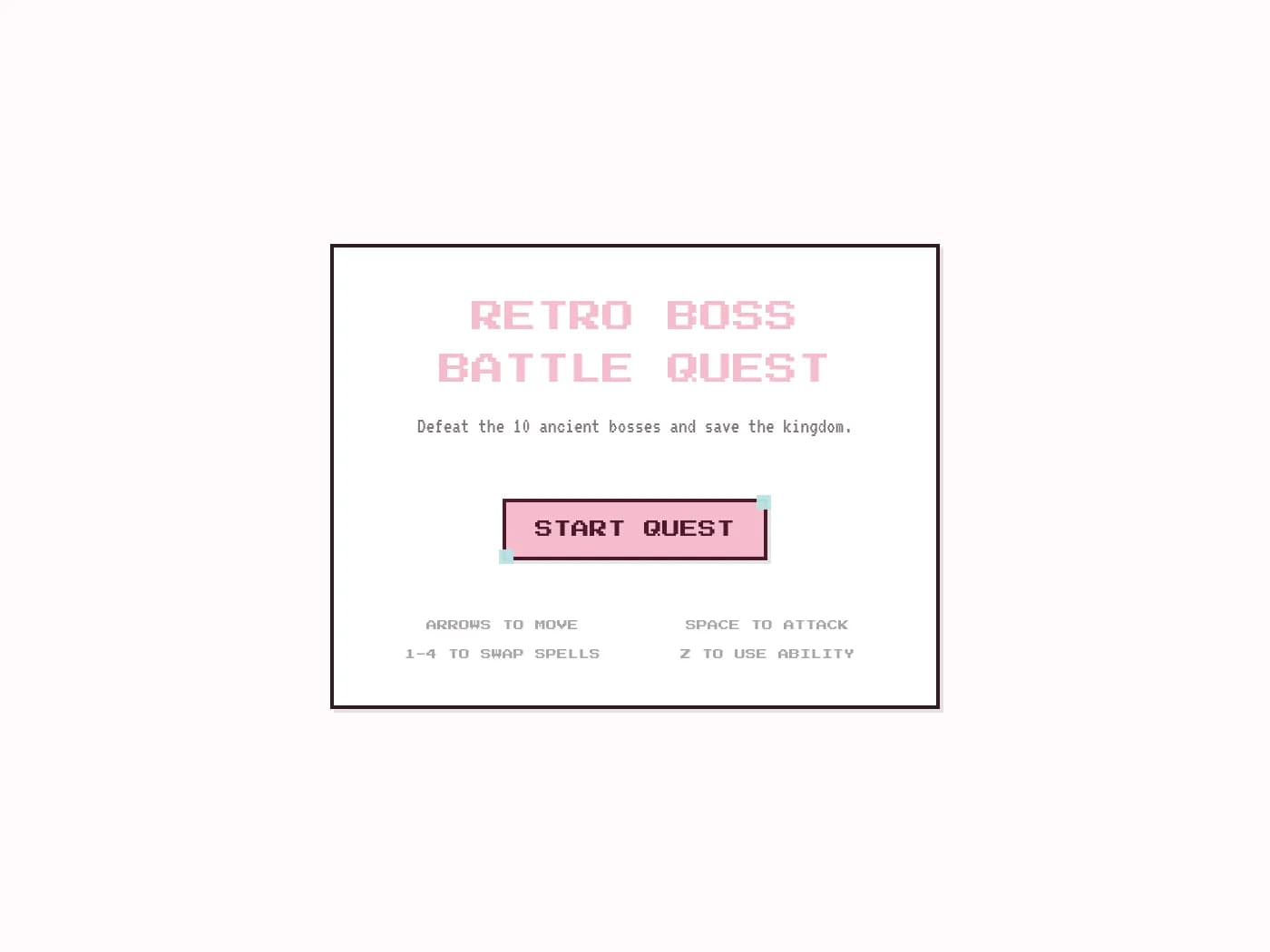 Retro Boss Battle Quest