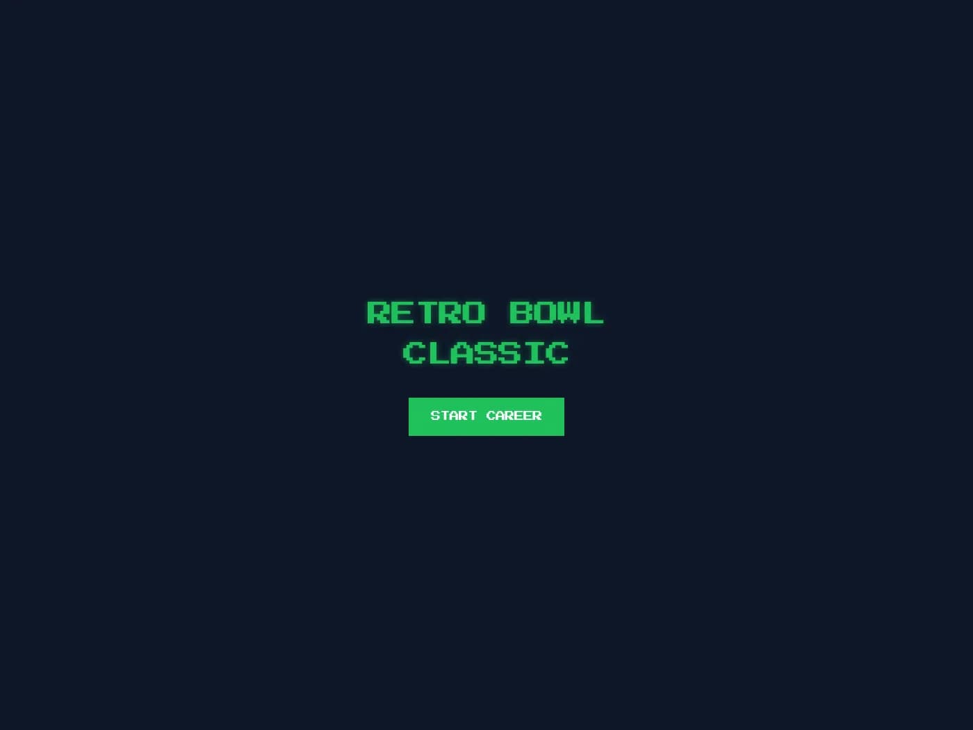 Retro Bowl Classic
