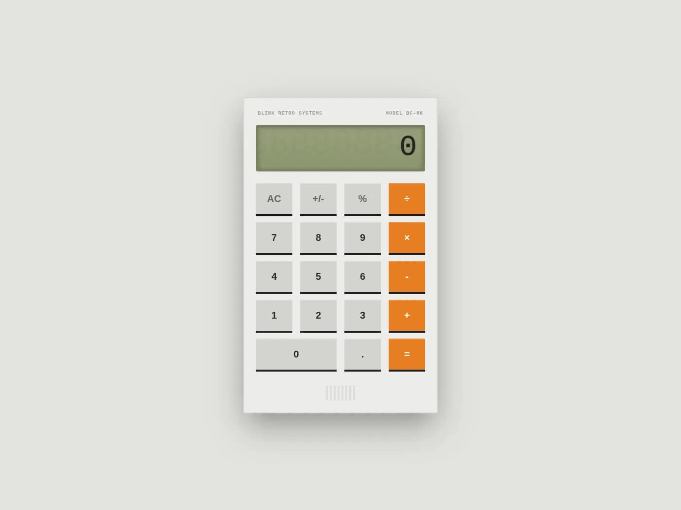 Retro Calculator App