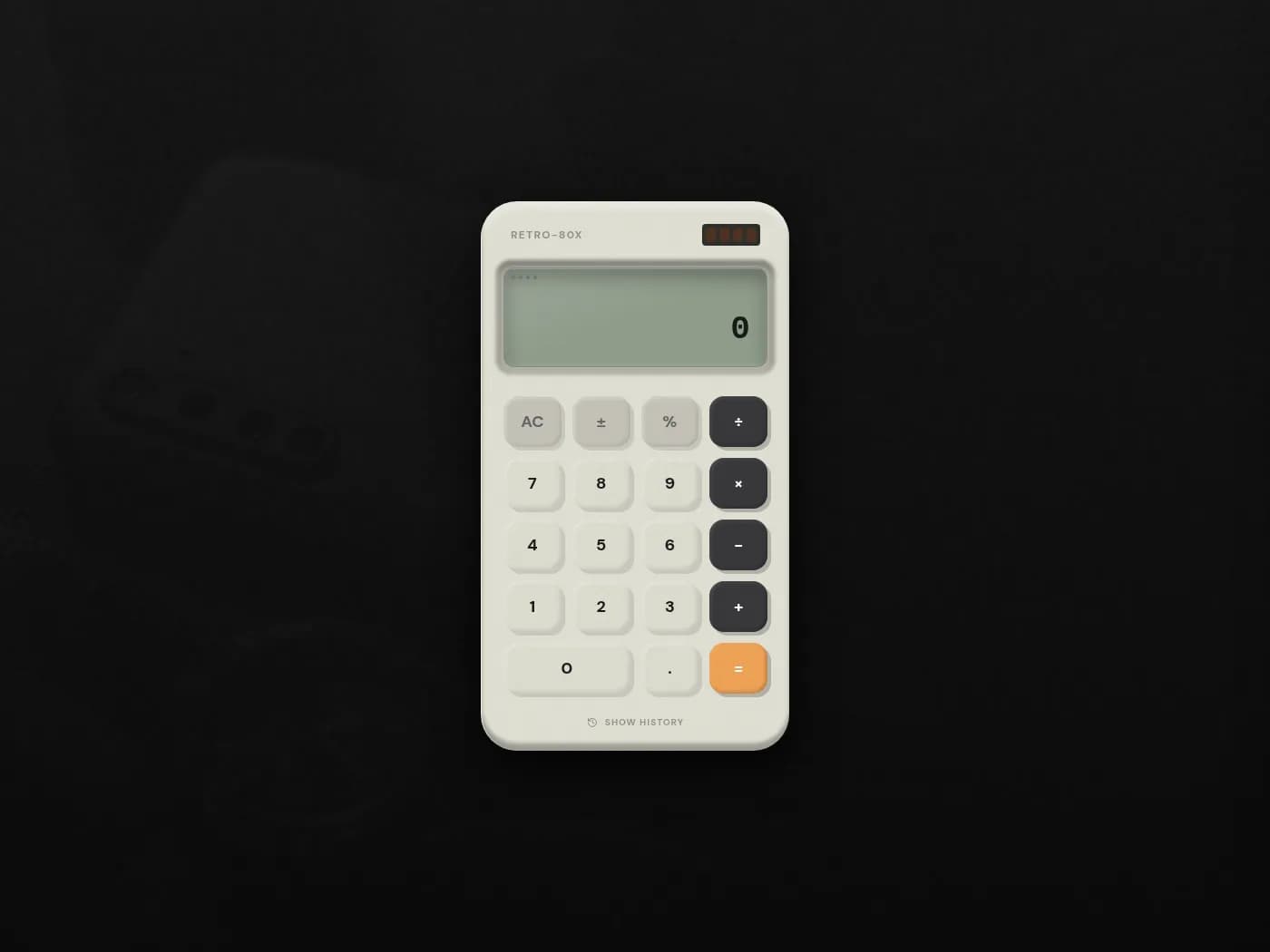 Retro Calculator App