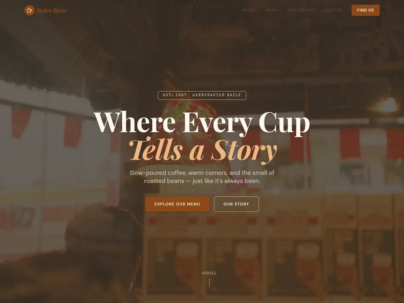 Retro Brew Landing