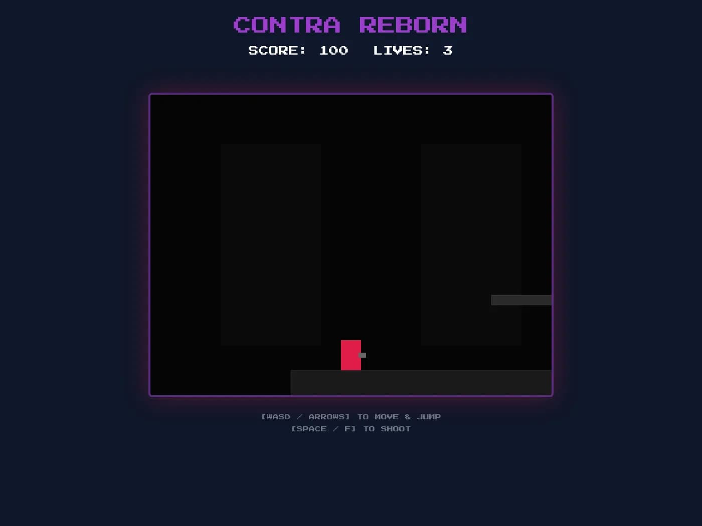 Retro Contra Game