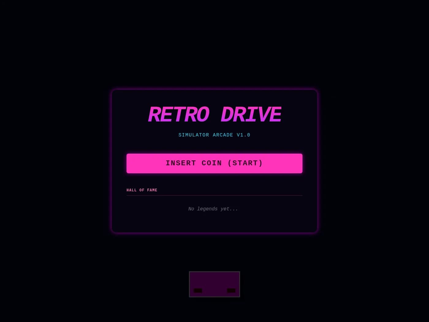 Retro Drive Simulator