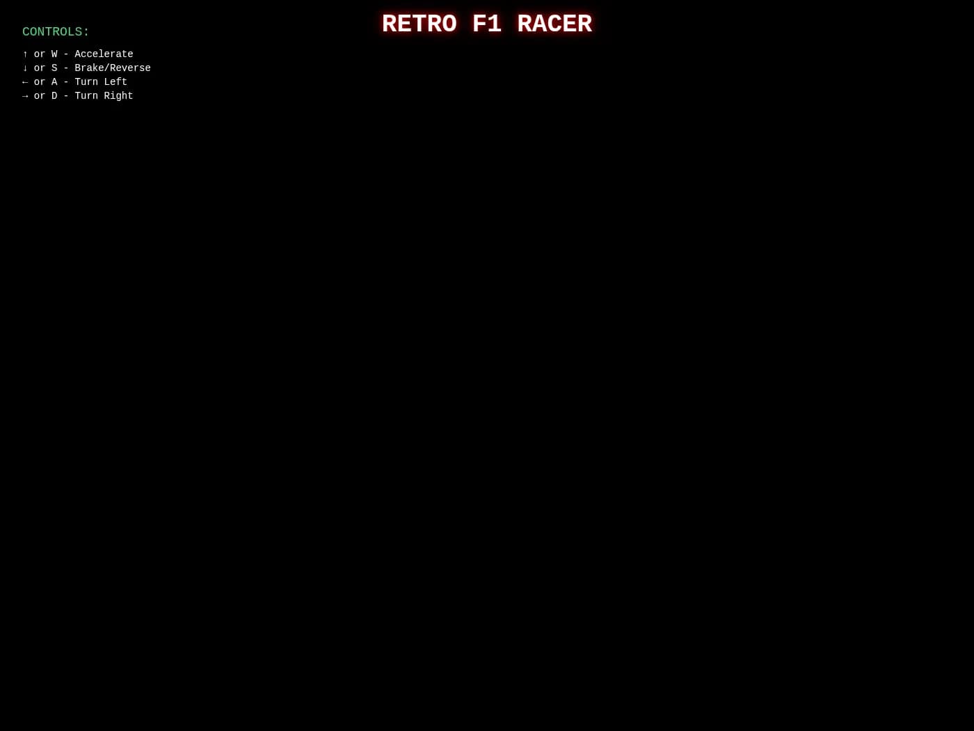 Retro F1 Racer