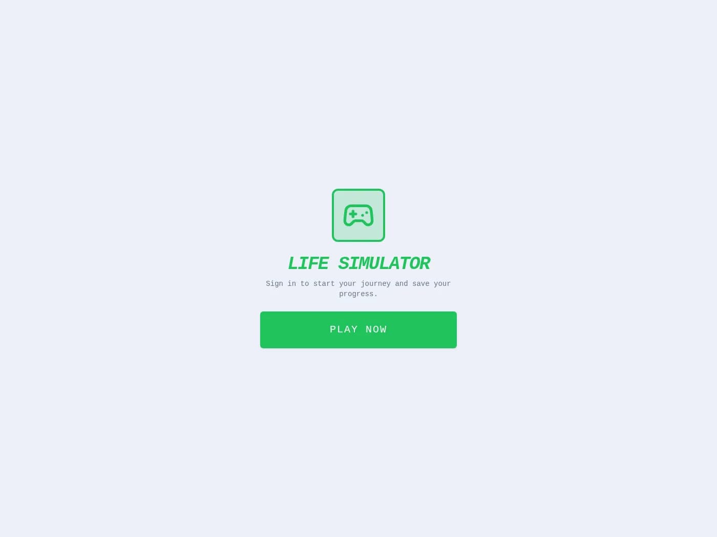 Retro Life Simulator