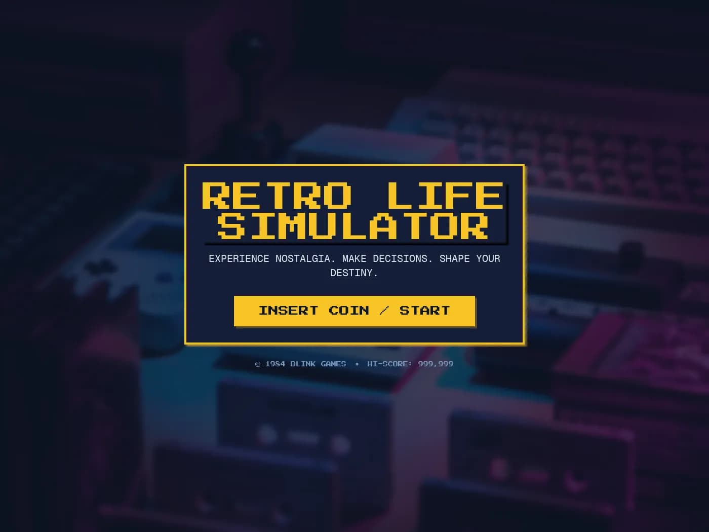 Retro Life Simulator