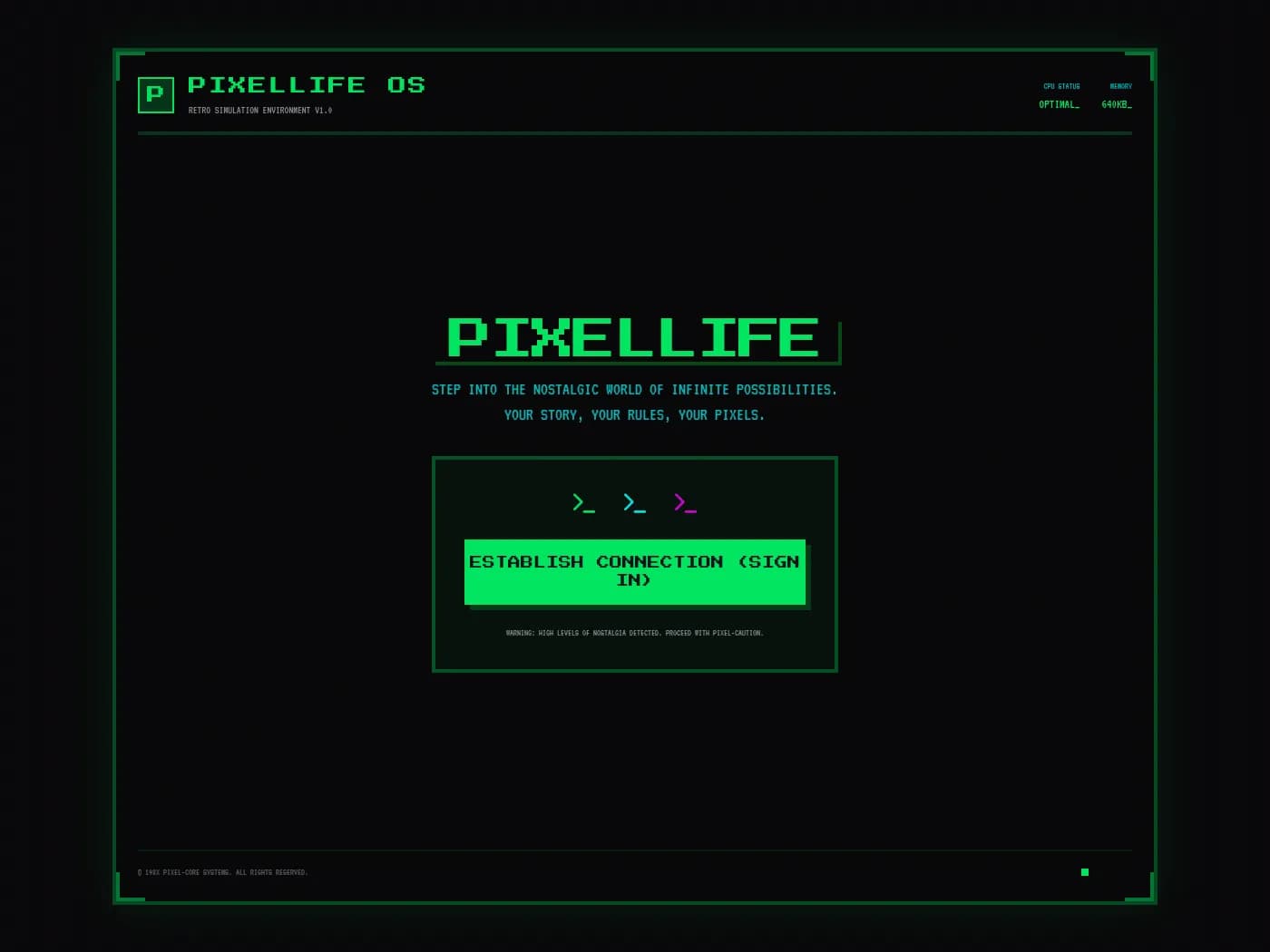 Retro Life Simulator