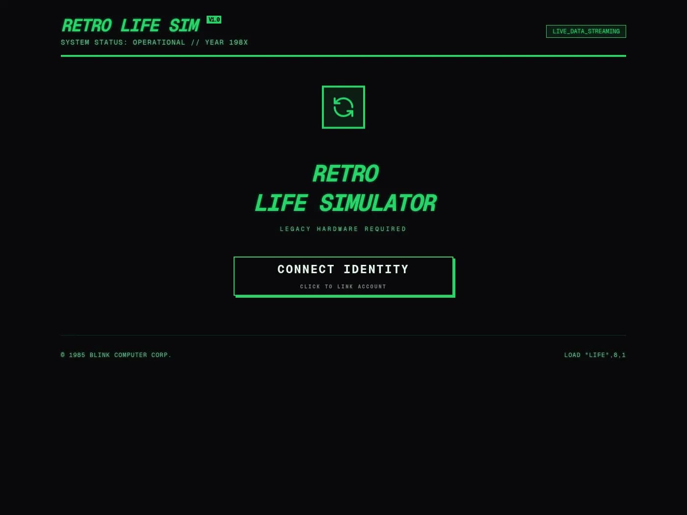 Retro Life Simulator