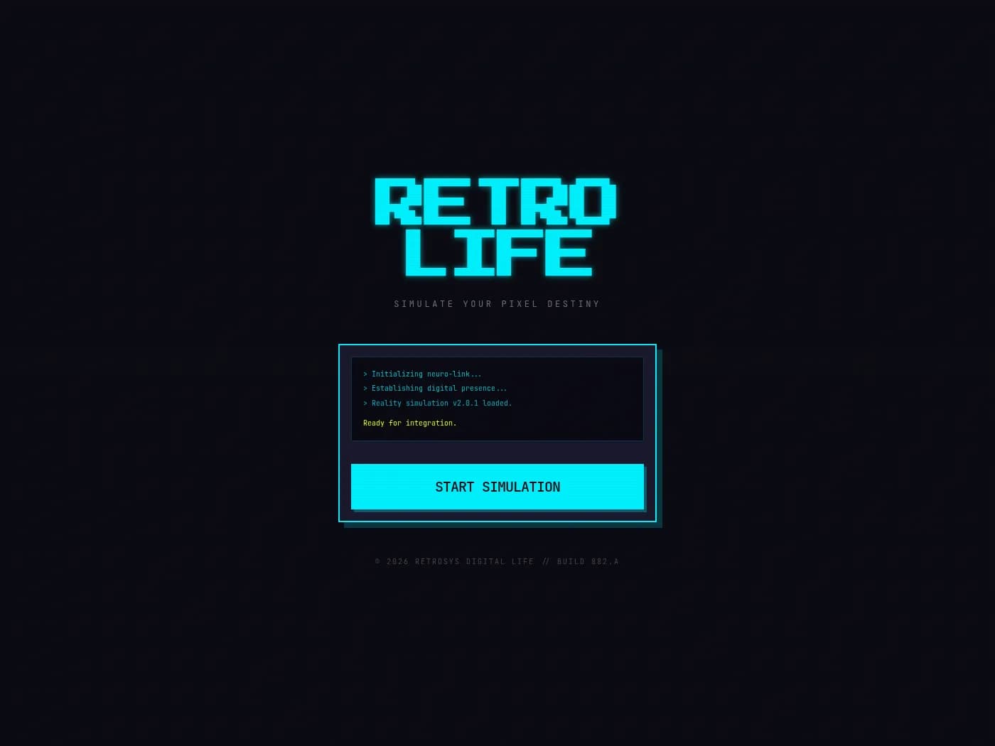 Retro Life Simulator