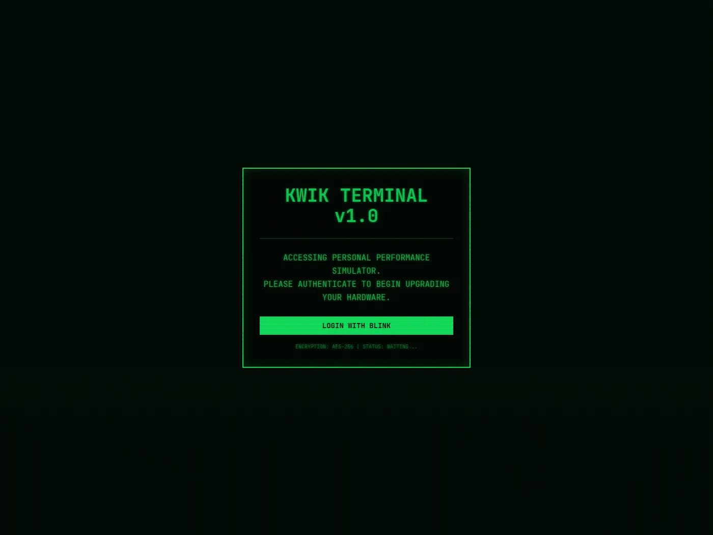 Kwik Retro Life Simulator