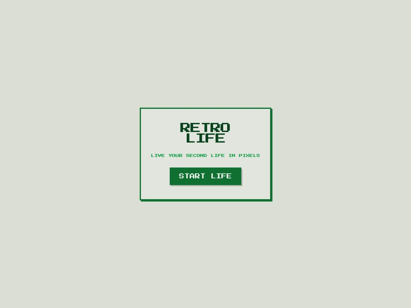 Retro Life Simulator