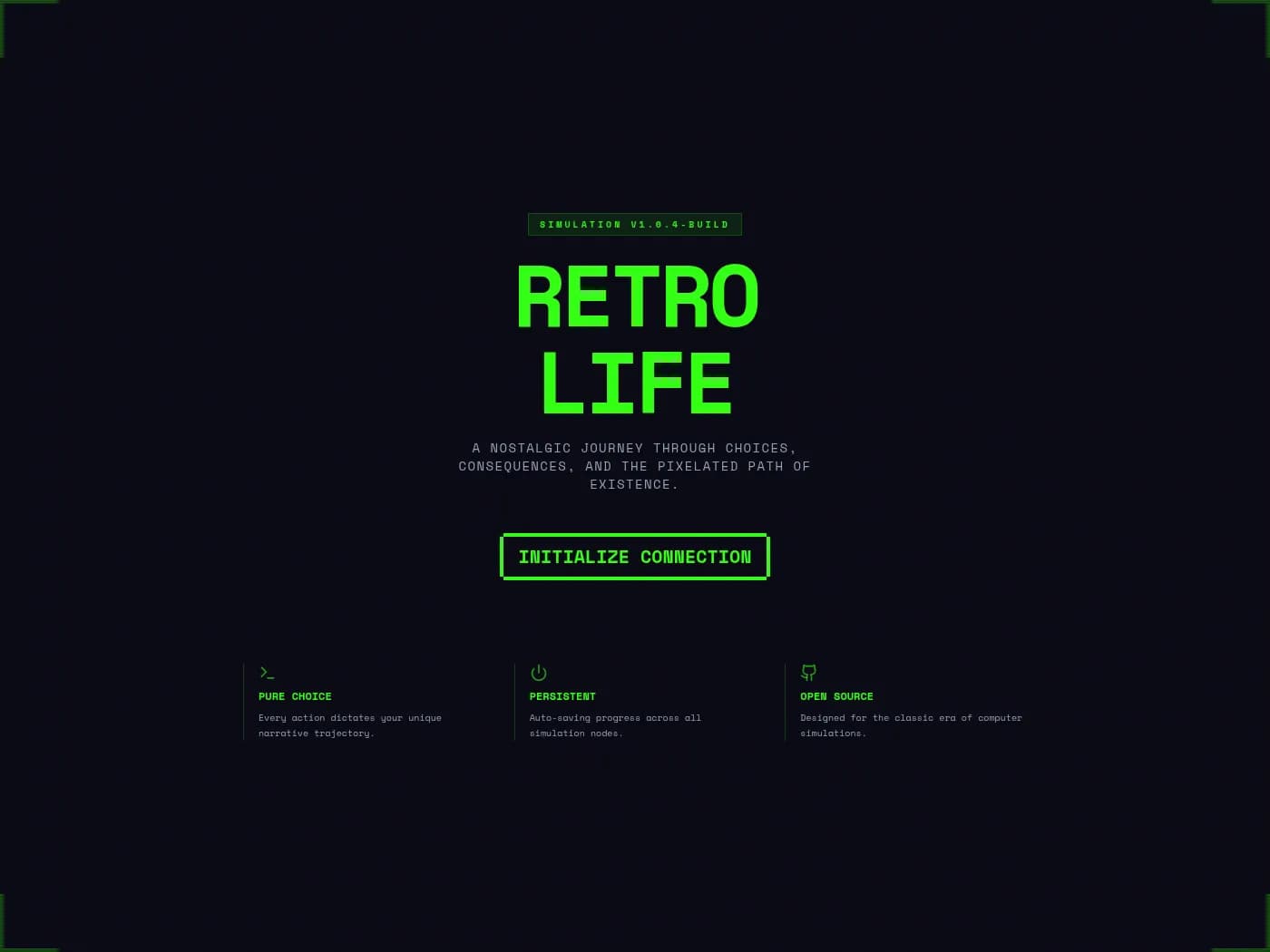 Retro Life Simulator