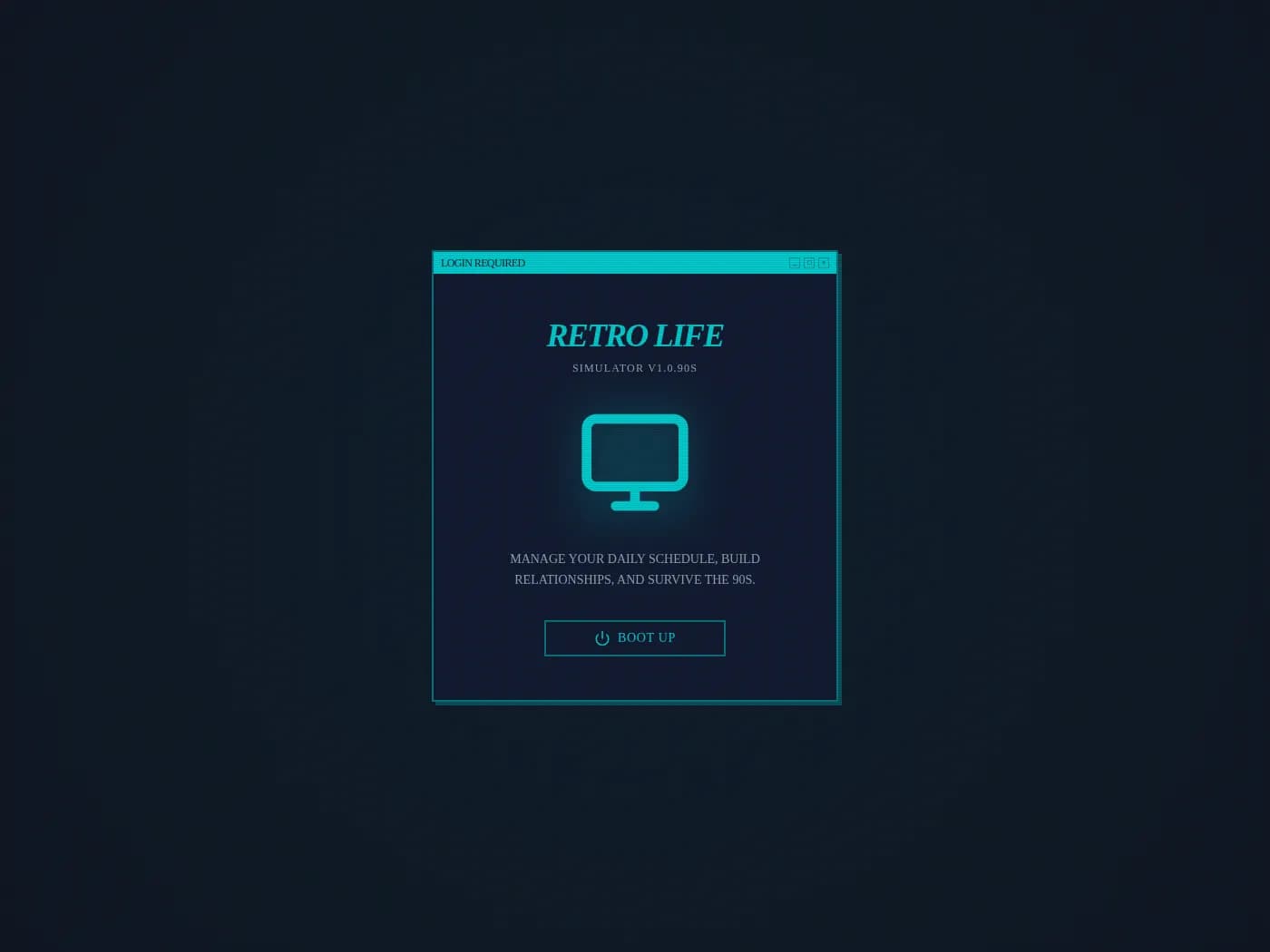 Retro Life Simulator