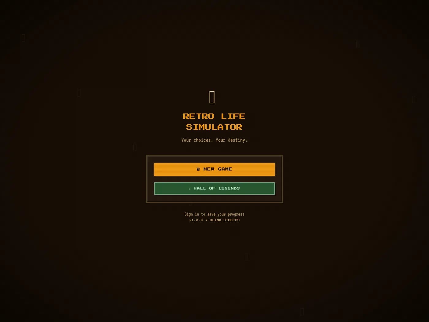 Retro Life Simulator