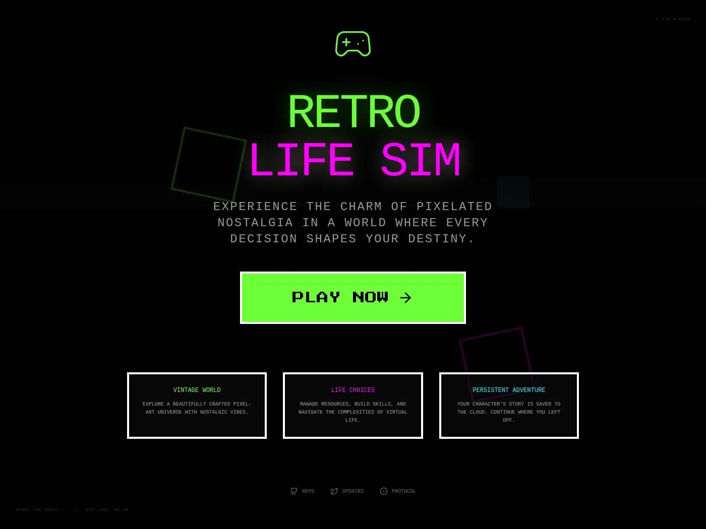 Retro Life Simulator