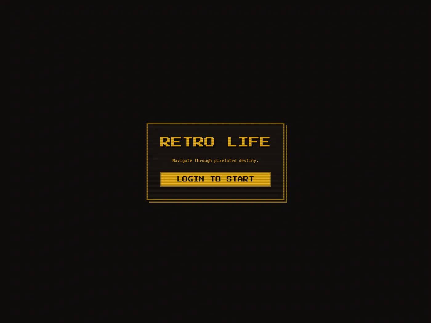 Retro Life Simulator