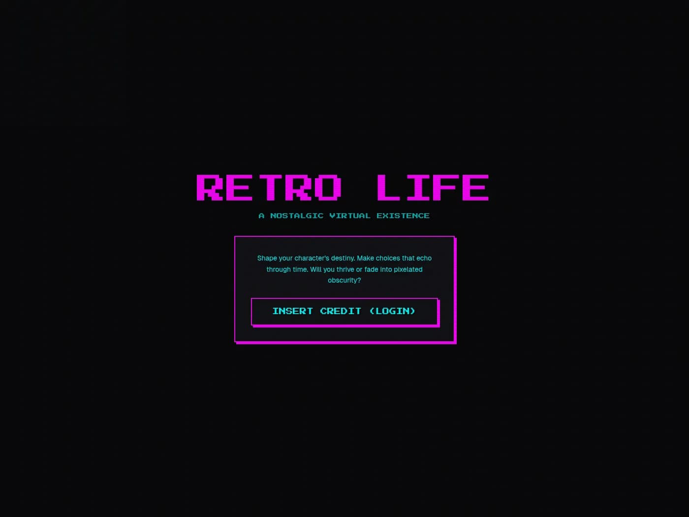 Retro Life Simulator