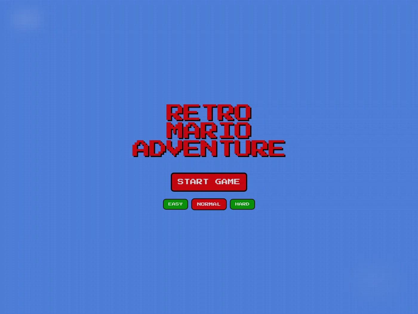 Retro Mario Adventure