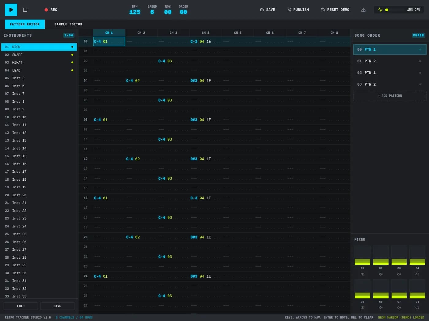 Retro Tracker Studio
