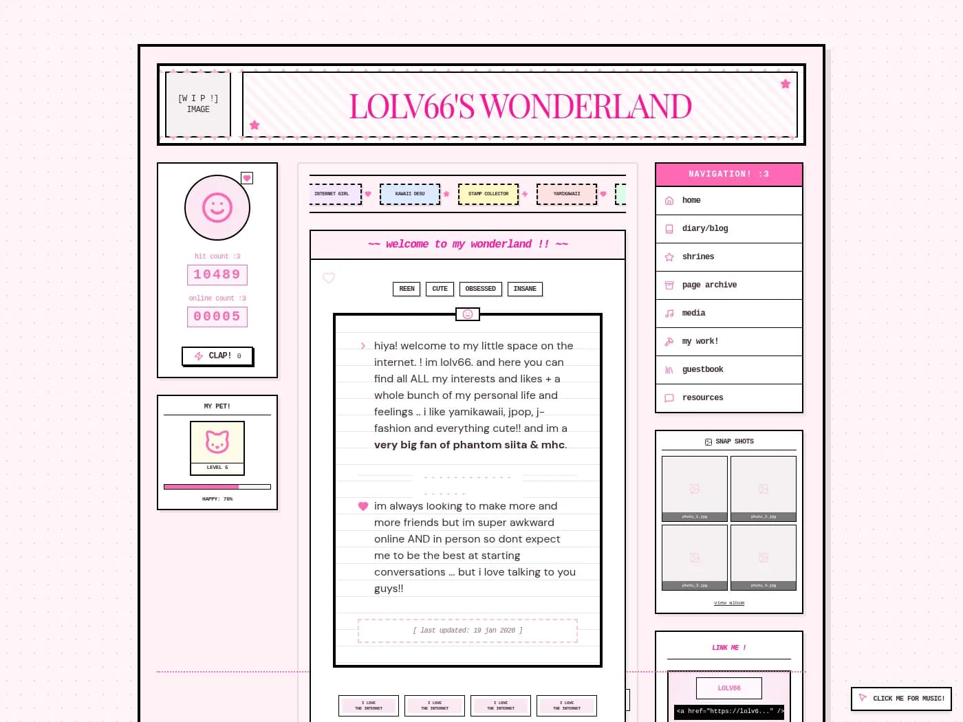 Retro Web Clone