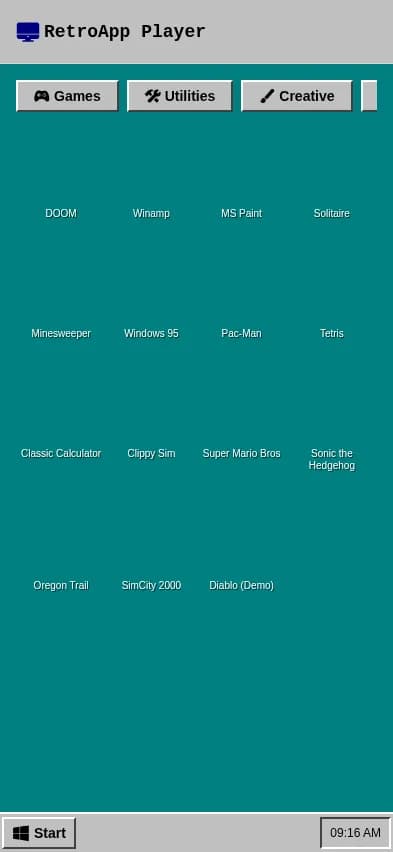 RetroApp Player