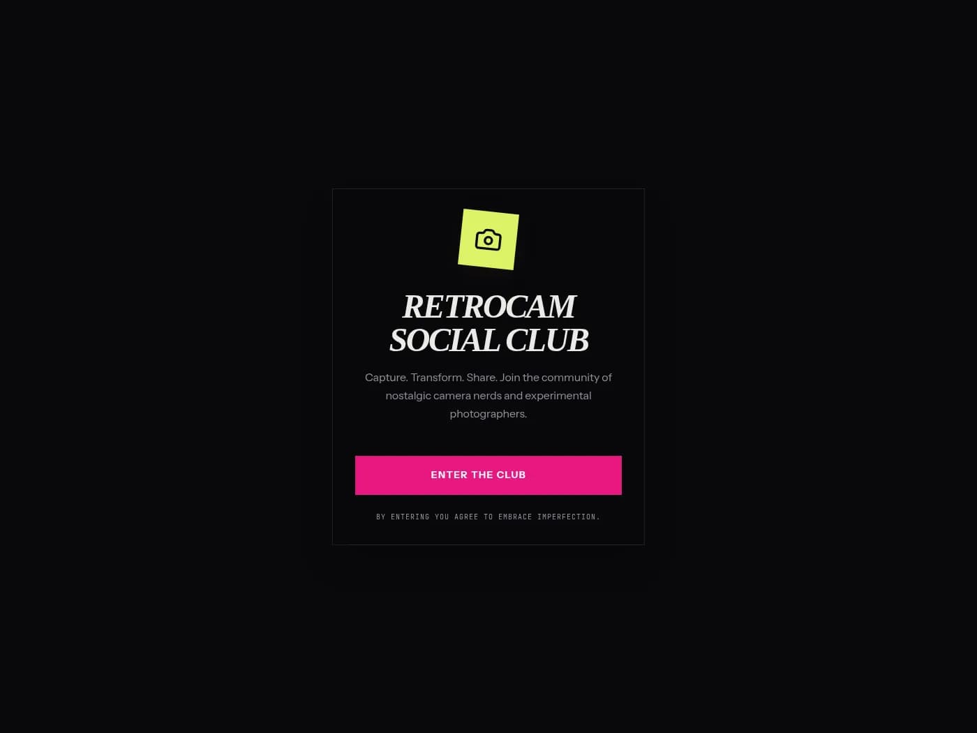 RetroCam Social Club